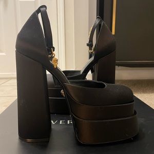 Versace | Shoes | Versace Medusa Platform Heels | Poshmark